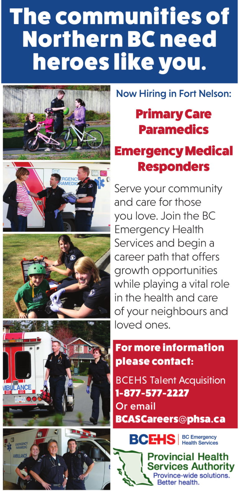 BCEHS Is Hiring - Fort Nelson News | Fort Nelson News